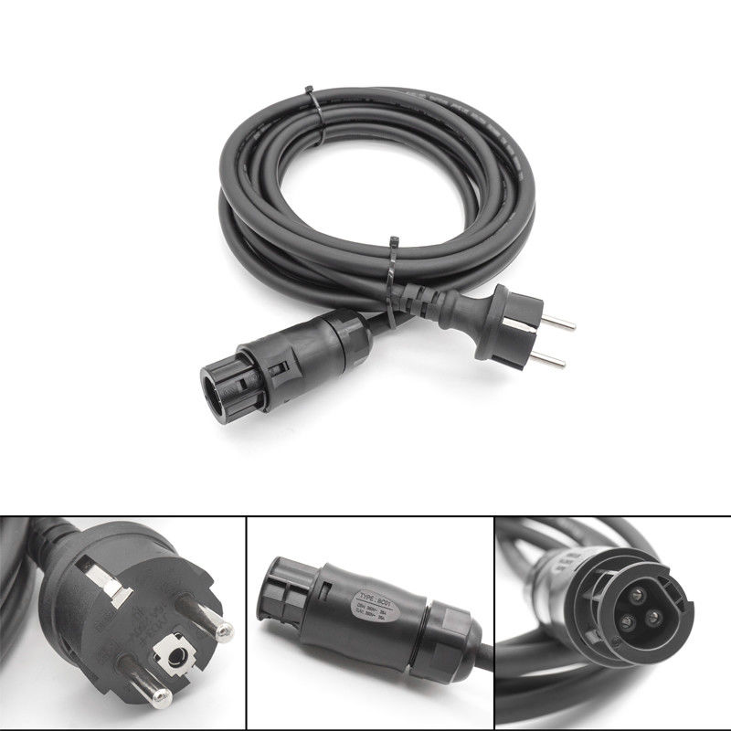 สายไฟ AC 25A สำหรับไมโครอินเวอร์เตอร์ 3x1.5mm2